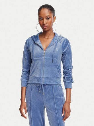 Juicy Couture Sweatshirt Madison JCWAS225306 Blau Slim Fit