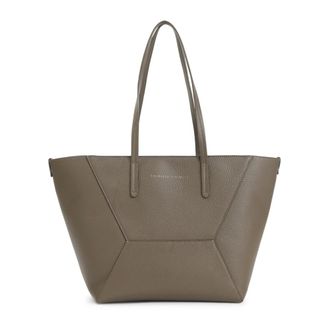 Brunello Cucinelli Femme, Sacs, Brun, Taille: ONE Size Duo Medium Bag