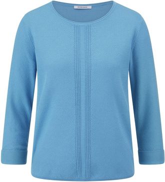 Peter Hahn Rundhals-Pullover Peter Hahn blau
