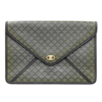 Celine Pre-owned Canvas clutches - - Pre-owned - Damen - Grau - ONE SIZE
