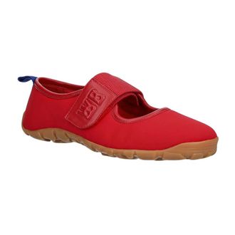 Wales Bonner Wales Bonner - Ballerines en cuir &agrave; bride - Femme - Chaussures - Rouge - Taille: 37 EU