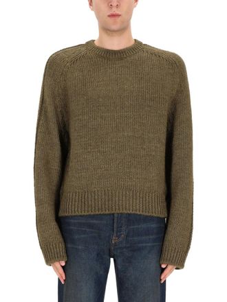 Our Legacy Wool Silk Blend Sweater - Green
