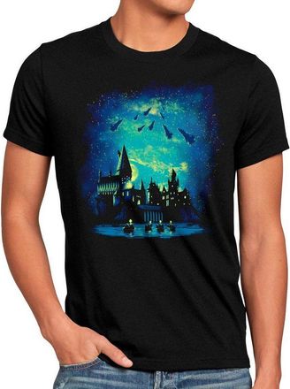 style3 T-Shirt Zauberschule potter harry hogwarts gryffindor ravenclaw hufflepuff