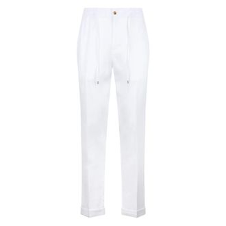 Philipp Plein Linen Jogginghose - - Trousers - Herren - Wei&szlig; - M