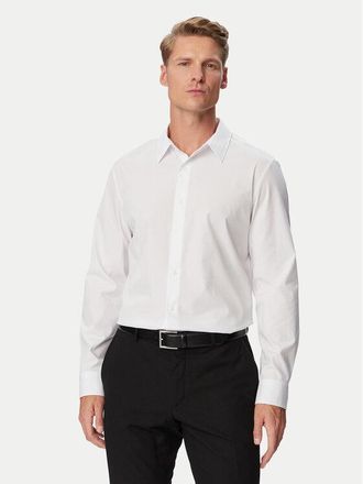 Calvin Klein Hemd Supima LV04LH105G Wei&szlig; Regular Fit