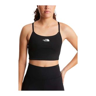 The North Face Femme, Tops, Noir, Taille: 36 FR Top &agrave; Bretelles et Col Rond avec Manches