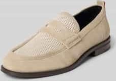 HUGO BOSS Loafer aus echtem Leder