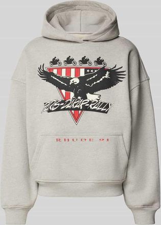 Rhude Oversized Hoodie aus Baumwoll-Mix