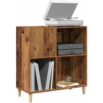 vidaXL Armoire &agrave; disques vieux bois 84,5x38x89 cm bois ding&eacute;nierie Vidaxl