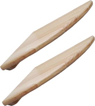 NUOBESTY 2 Stück Eckregal Holz Fächerförmiges Wandregal Schwebend Eckwandregal aus Robustem Holz für Wohnzimmer Schlafzimmer Küche Platzsparend und Dekorativ z