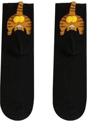 Generic Chaussettes boules de chat, chaussettes mignonnes avec boules moelleuses, chaussettes mignonnes en coton 3D avec boules de chat, chaussettes en coton 