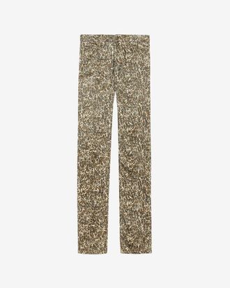 Isabel Marant Pantalon Ferni - Femme - L&eacute;opard - Taille 34 - Isabel Marant