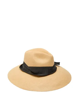 Sensi Studio chapeau en paille tress&eacute;e tress&eacute;e - Tons neutres