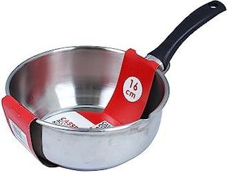 Pratesi KASSEROLE MIT AUSLAUF 1M CM16, 18/8 Edelstahl, Multicolor, one Size