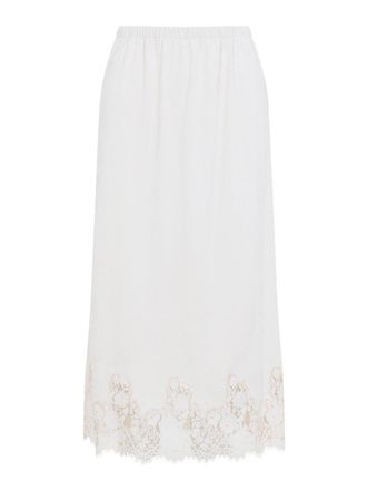 Alberta Ferretti Midirock - Creme