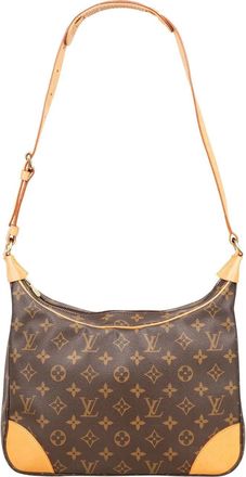 Louis Vuitton Crossbody Bags - Louis Vuitton Canvas Monogram Boulogne Shoulder Ba - Gr. unisize - in Braun - f&uuml;r Damen