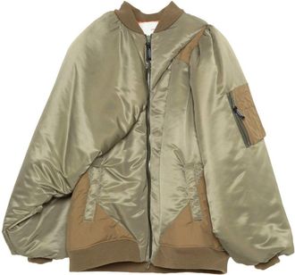 Yoshiokubo Jacke in Satinoptik - Grün