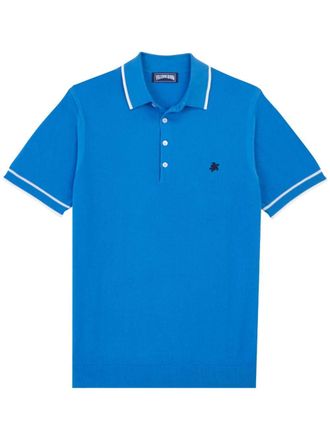 Vilebrequin Poloshirt mit Logo-Stickerei - Blau
