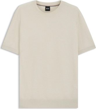 HUGO BOSS Feinstrick-Pullover - - Tops - Herren - Beige - XL