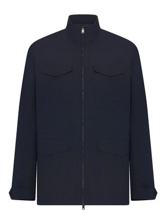 Herno Veste Casual - Bleu Fonc&eacute;