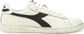 Diadora Game L Low Waxed Turnschuhe Unisex-Erwachsene, White/Violet Berry (C6210), 42 EU, White Violet Berry C6210, 42 EU