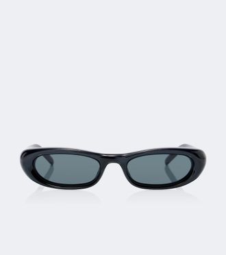 Saint Laurent Lunettes de soleil rectangulaires SL 557 Shade Plump