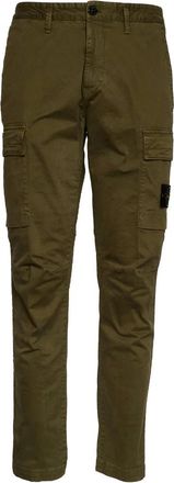 Stone Island Homme, Pantalons, Vert, Taille: W32 Pantalon fusel&eacute;