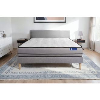 Actisom Actimemo night matratze 200x200cm + Bettgestell mit lattenrost - Dicke : 20cm - Memory-schaum - H5