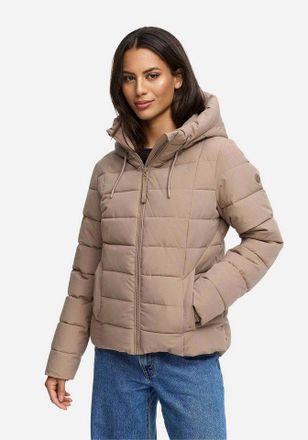 Marikoo Winterjacke Tayenaa mit schmaler Steppung und extra hohem Kragen