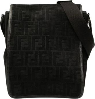 Fendi unisex, Pre-owned, Noir, Taille: ONE Size Sac Messenger Pre-owned