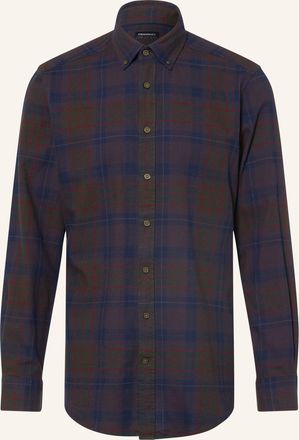 Strokesman's Strokesmans Flanellhemd Regular Fit gruen