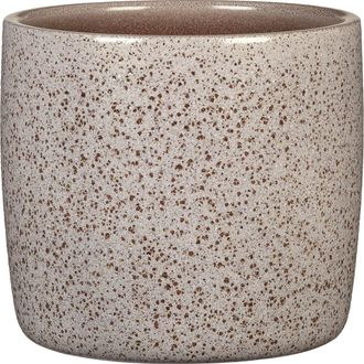 Scheurich Solido, Blumentopf aus Keramik, Farbe: Roccia, 21,2 cm Durchmesser, 19,3 cm hoch, 5,6 l Vol