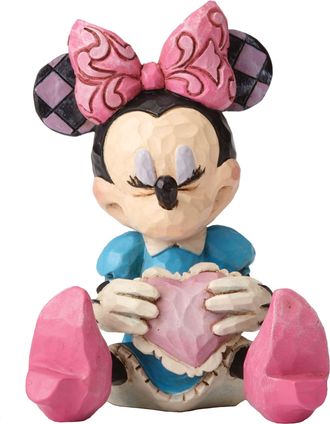 Enesco Disney Traditions Minnie Mouse With Heart Figurine
