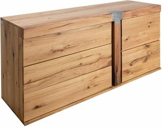 Massivmoebel24 Sideboard Wildeiche / Zerreiche 160x45x75 natur ge&ouml;lt new amsterdam 10