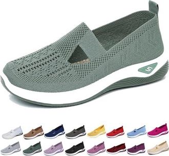 Generic Chaussures orthop&eacute;diques pour femme, chaussures d&eacute;t&eacute; respirantes antid&eacute;rapantes &agrave; semelle souple avec semelle creuse, confortable, antid&eacute;rapante, l&eacute;g&egrave;
