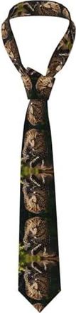 Generic Cravate L&eacute;opard Classique Cravates Fine Cravates Homme Pour &Eacute;v&eacute;nements Travail F&ecirc;te