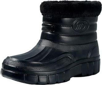 Generic Bottes &eacute;paisses dhiver et chaudes, r&eacute;sistantes au froid. Chaussures de travail l&eacute;g&egrave;res et confortables avec tige. Chaussures pour hommes 46, Noir, 44 