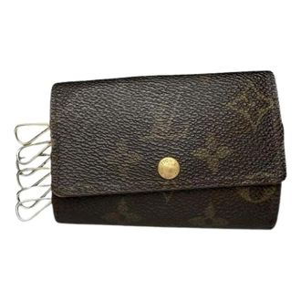 Louis Vuitton Porte-cl&eacute;s en cuir Pre-owned - Femme - Pre-owned - Brun - Taille: ONE Size