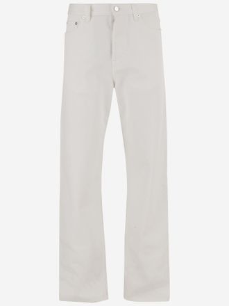 Gucci Mens Cotton Denim Jeans White Trousers