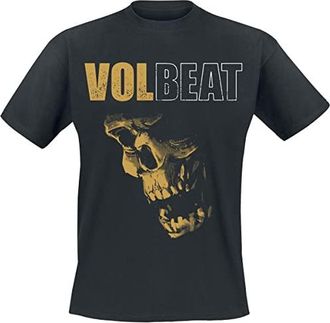 Volbeat The Grim Reaper Homme T-Shirt Manches Courtes Noir M 100% Coton Regular/Coupe Standard