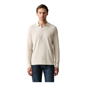 Marc O'Polo Pull &agrave; col en V - Homme - Pulls - Beige - Taille: M