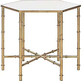 Safavieh Akzenttisch, Metall, Gold/Spiegel, 50 x 43 x 43.18 cm