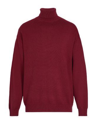 8 by YOOX ORGANIC COTTON-CACHEMERE BLEND KNITWEAR ROLL-NECK