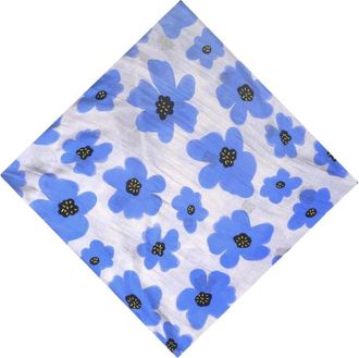 Alessia Santi Femme, Accessoires, Bleu, Taille: ONE Size Foulard Imprim&eacute; Floral