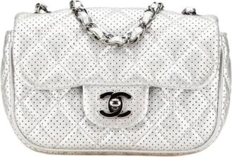 Chanel Sac bandouli&egrave;re mini doccasion - Femme - Pre-owned - Gris - Taille: ONE Size