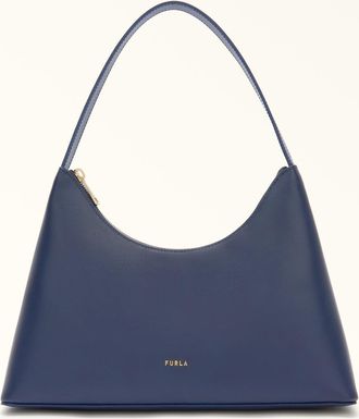 Furla Diamante Schultertasche S Blu Reale Sidney-kalbsleder Damen