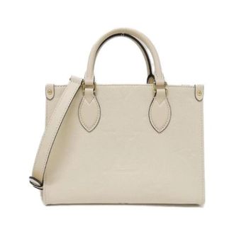 Louis Vuitton Pre-owned OnTheGo Monogram Empreinte Leder Tasche - - Pre-owned - Damen - Beige - ONE SIZE