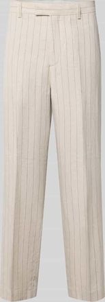 Selected Relaxe Fit Anzughose aus Leinen-Bumwoll-Mix Modell LADATTI