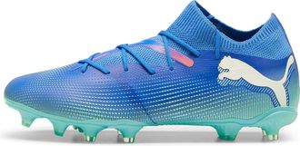 Puma Unisex Adults Future 7 Match FG/AG Soccer Shoe, BLUEMAZING-PUMA White-Electric Peppermint, 44.5 EU