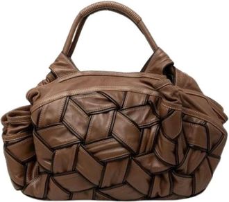 Loewe Pre-owned Nappa Aire - Femme - Pre-owned - Brun - Taille: ONE Size